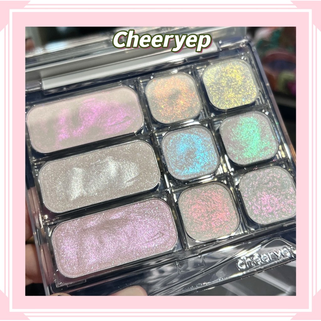 Cheeryep Kem đa năng tự tổ chức Phấn mắt đơn sắc Phấn mắt Chameleon ...