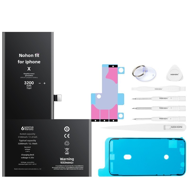 Nuoxi phù hợp cho iPhone x Flagship Max2 Thế hệ pin điện thoại di động ...