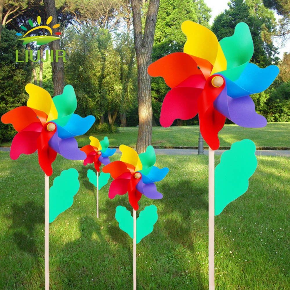 Cối xay gió DIY Đồ trang trí sân gỗ Stick Trang trí sân vườn | Shopee ...