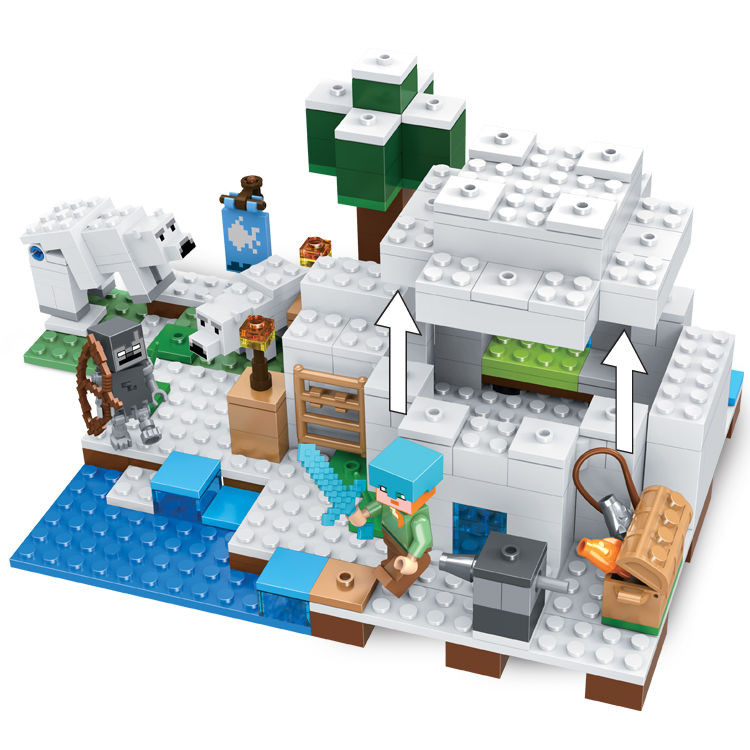 Minecraft Polar Dome Igloo Tương Thích Lego 21142 Khối Xây Dựng Lắp Ráp ...