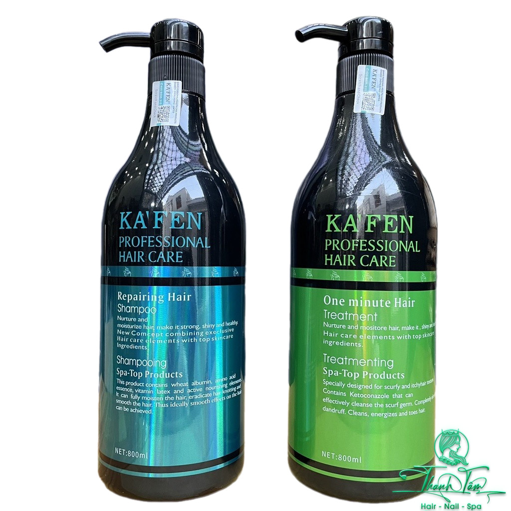 [ NL ] Dầu gội xả hoàn hình Ka'fen Professional Hair Care 800mlx2 ...