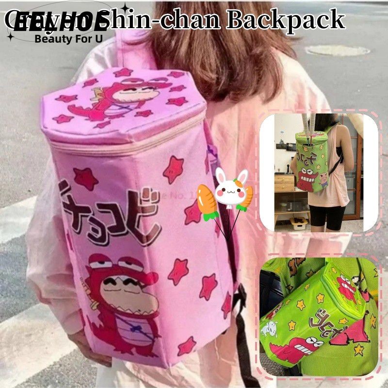 Crayon Shin-chan Ba Lô Cá Sấu Nhỏ Dung Tích Lớn Túi Hình Trụ Bánh Quy ...