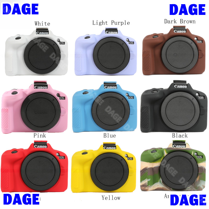 Cod Canon EOS R50 Vỏ bọc thân máy ảnh bằng cao su silicon mềm cho Canon ...