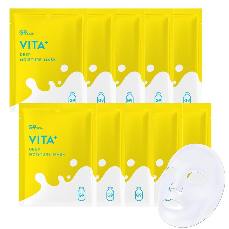 G9 LACTO+ DEEP MOISTURE MASK 22mL 4-Pack Individually Wrapped (High ...