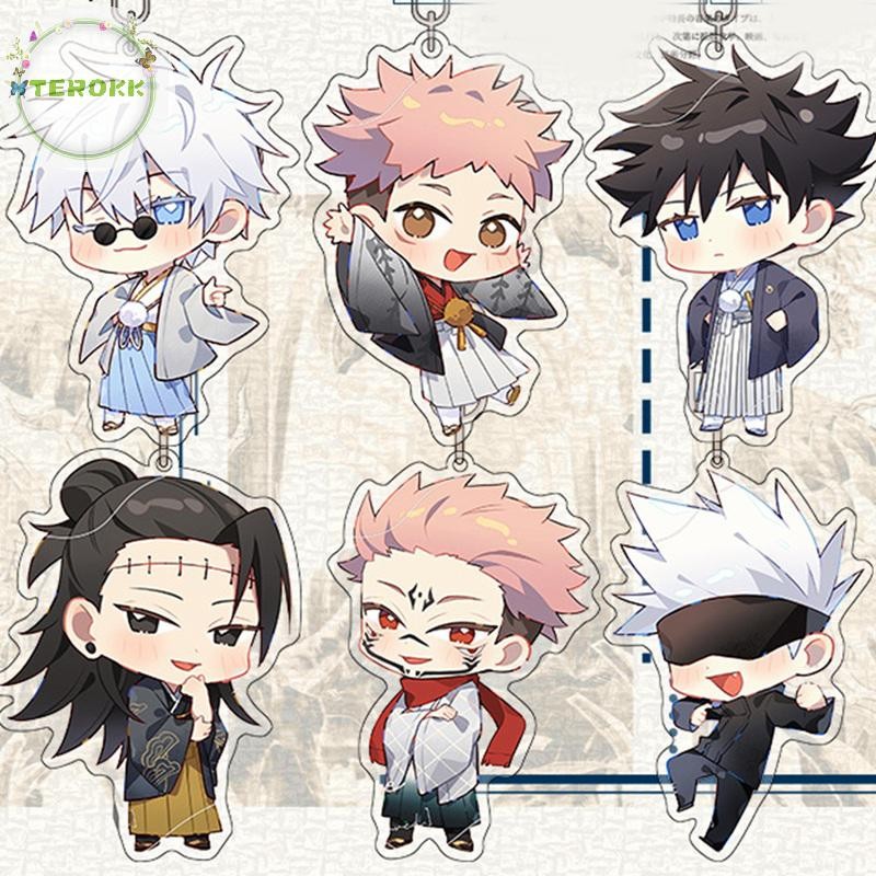 Terokk Anime Jujutsu Kaisen Móc Khóa Gojo Satoru Fushiguro Megumi ...