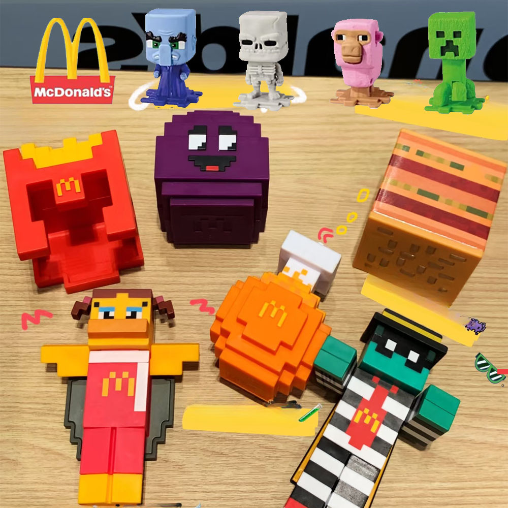 2025 McDonalds Minecraft Happy Meal Đồ chơi Mcdo Minecraft Phim Đồ chơi ...