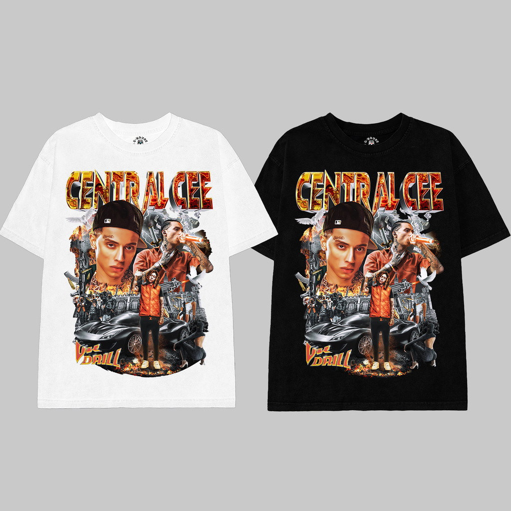 (Giao hàng 24 giờ) MIEMIE Áo Thun Rapper Central Cee UK Drill Phong ...