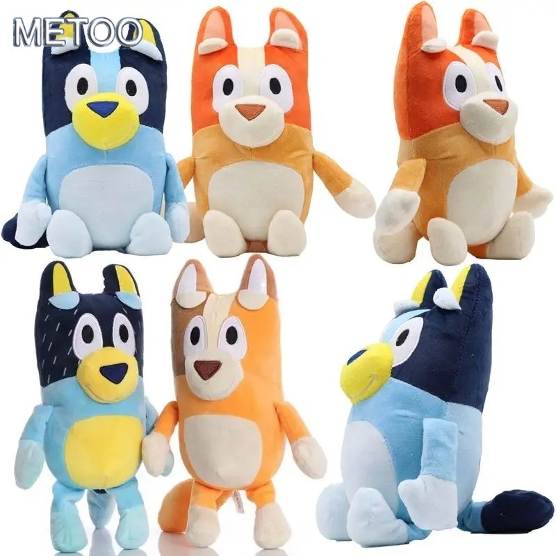 Mt 28cm Bluey Gia Đình Đồ Chơi Mềm Kawaii Chó Sang Trọng Búp Bê PP Mềm ...