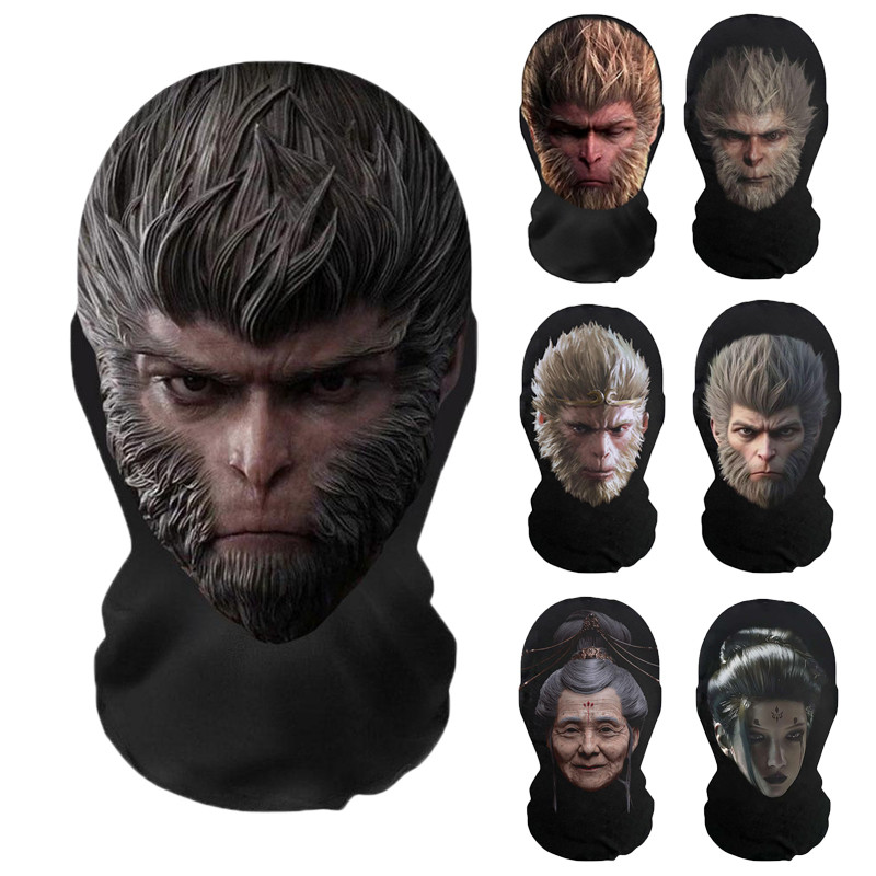 Mt 3D Mask Black Myth Goku Star Ronaldo Kobe James Full Face Head Cover ...