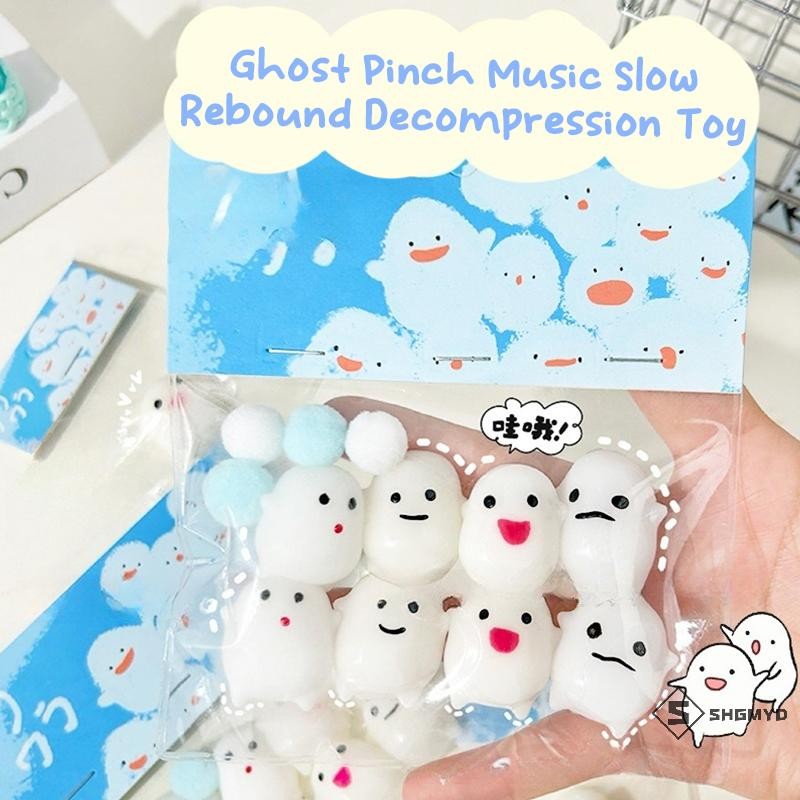 Shgmyd > Đồ chơi Squishy 1 / 8 Cái Little Ghost Mochi Đồ chơi cao su ...