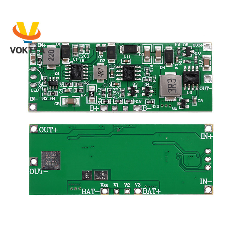Voktta 12V3A 24W36W Bộ cấp nguồn liên tục công suất cao 3S Bộ pin lithium Mô-đun UPS | Shopee ...