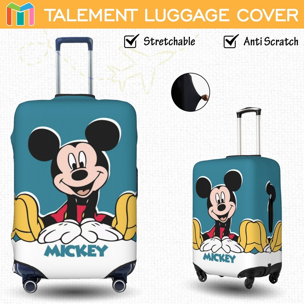 Mickey Mouse Vỏ Bọc Vali Chống Trầy Bao Trùm Vali Độ đàn hồi Cá nhân ...