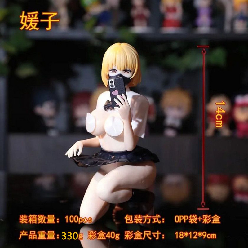 Mô hình nhân vật anime dễ thương, đồng phục JK, mô hình trang trí ...
