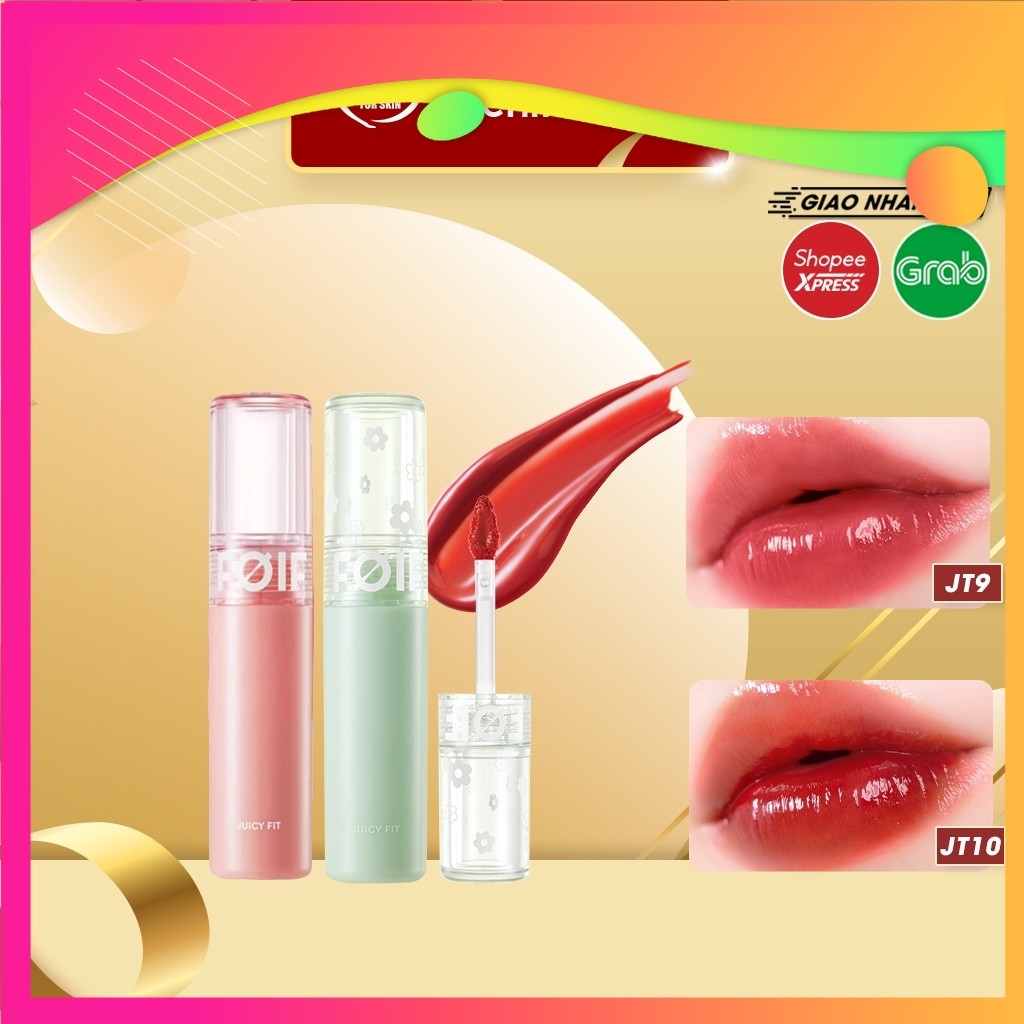 (Auth) [FOIF by MERZY] Combo 2 Son Tint Bóng Thuần Chay FOIF Juicy Fit ...