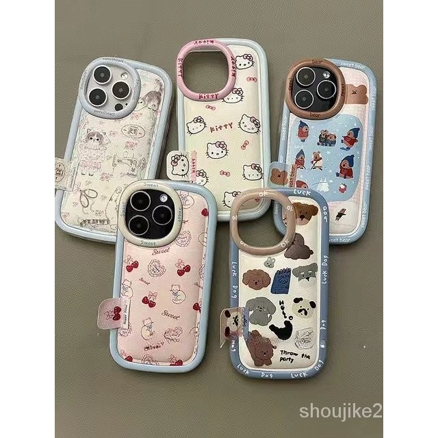 Túi Trống ép xuống vỏ điện thoại iPhone15plus động vật hoạt hình 11/12 ...