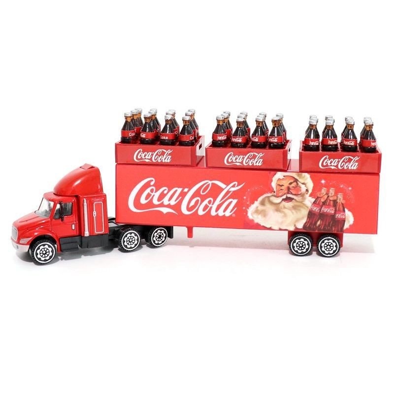 Bao gồm 3 giỏ Cola mô hình Coca-Cola Santa phiên bản kỷ niệm mô hình xe ...
