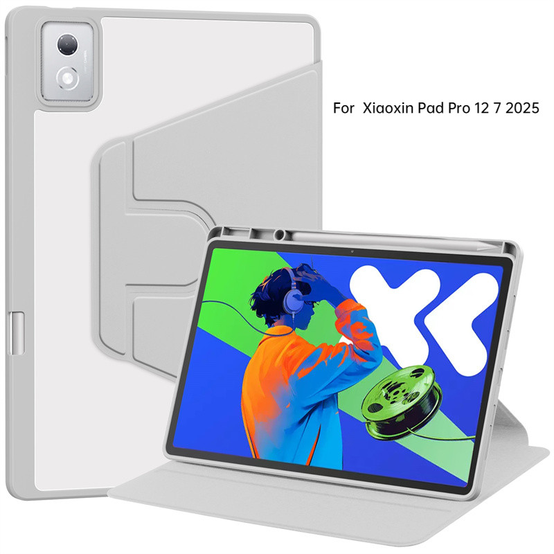Dành Cho Lenovo Xiaoxin Pad Pro 12 7 2025 Ốp Lưng TB375FC 360 Xoay ...