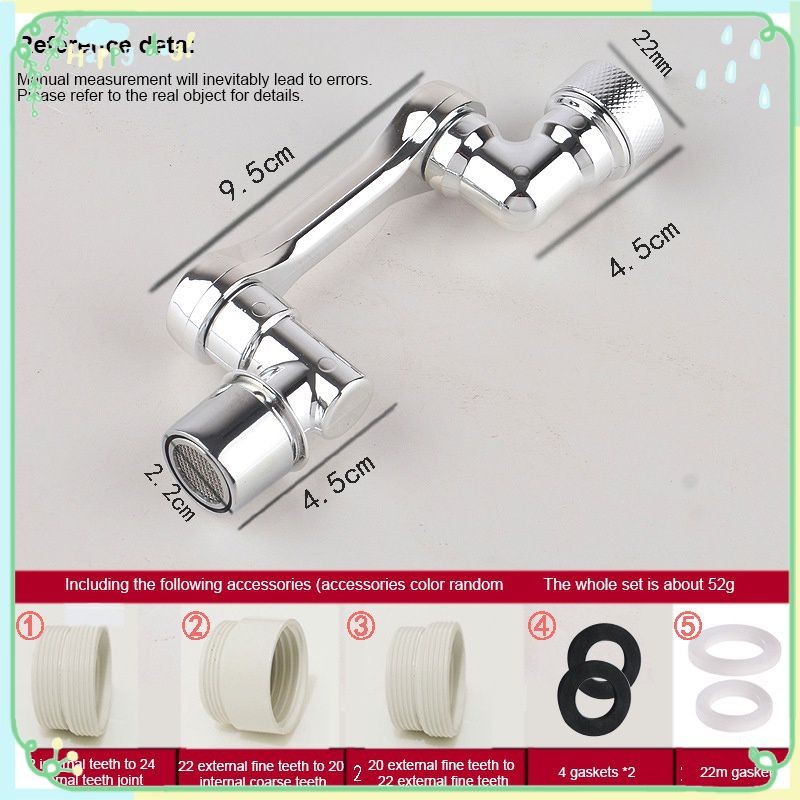 【COD】 Swivel Robotic Arm Swivel Extension Faucet Pressurization Mode ...
