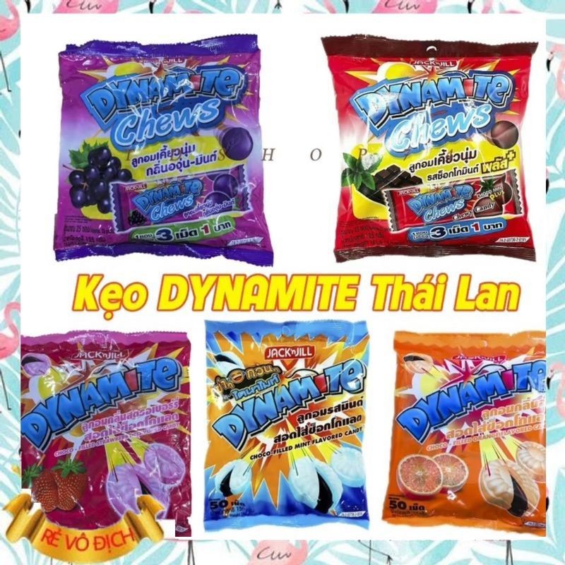 Kẹo Dynamtie chew Thái Lan, hàng chuẩn nội địa Thái Lan về đủ vị cho ...