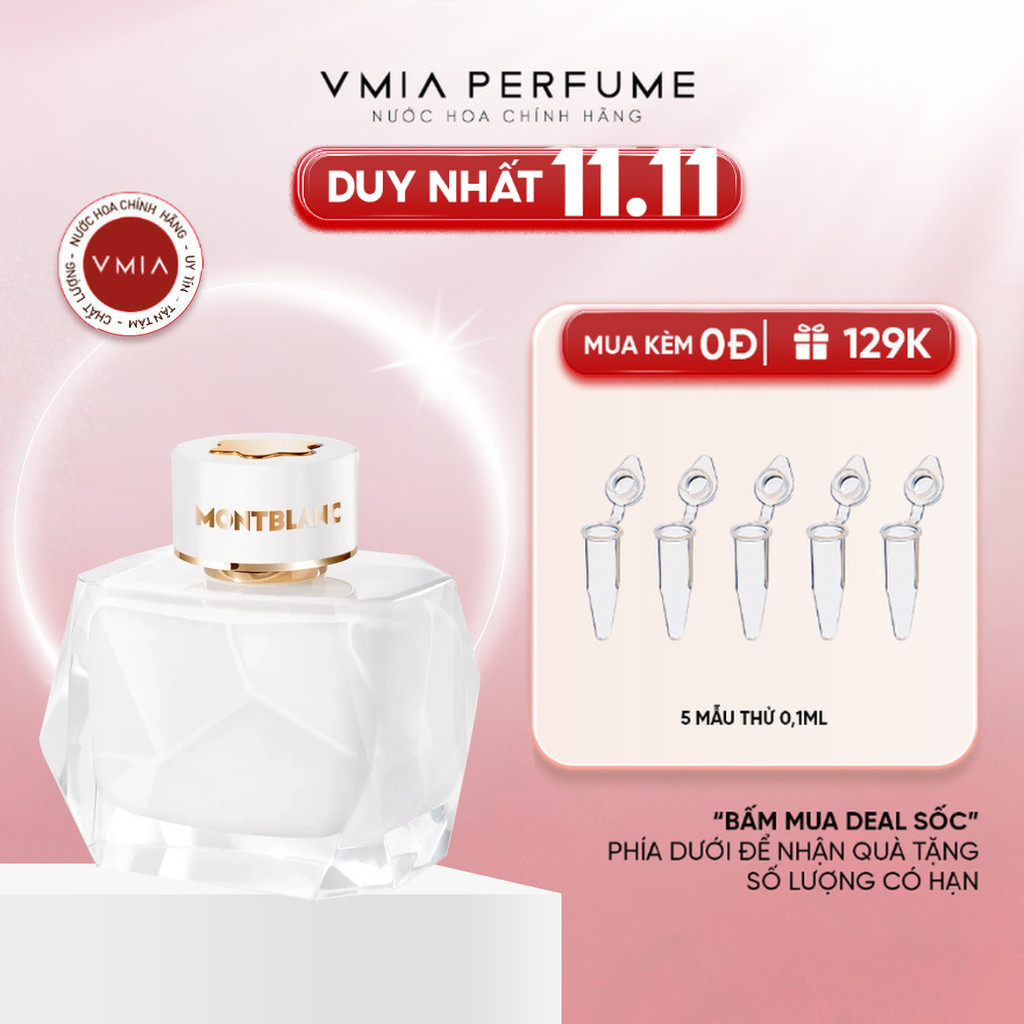 [VMIA] Nước hoa Nữ Montblanc Signature mẫu thử 2ml 5ml 10ml | Shopee Việt Nam