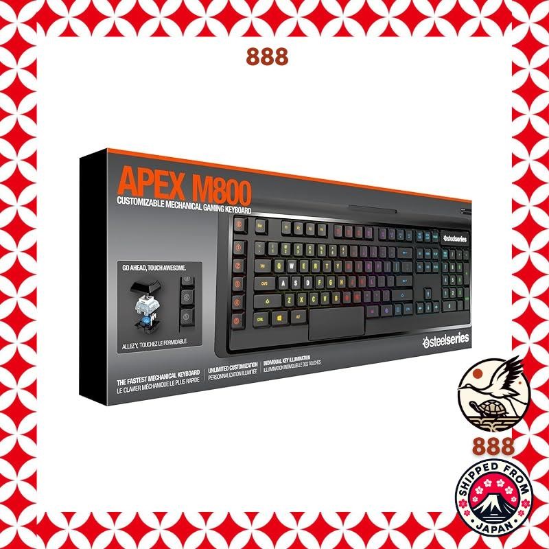 SteelSeries Apex M800 Mechanical Gaming Keyboard JP Japanese Layout ...
