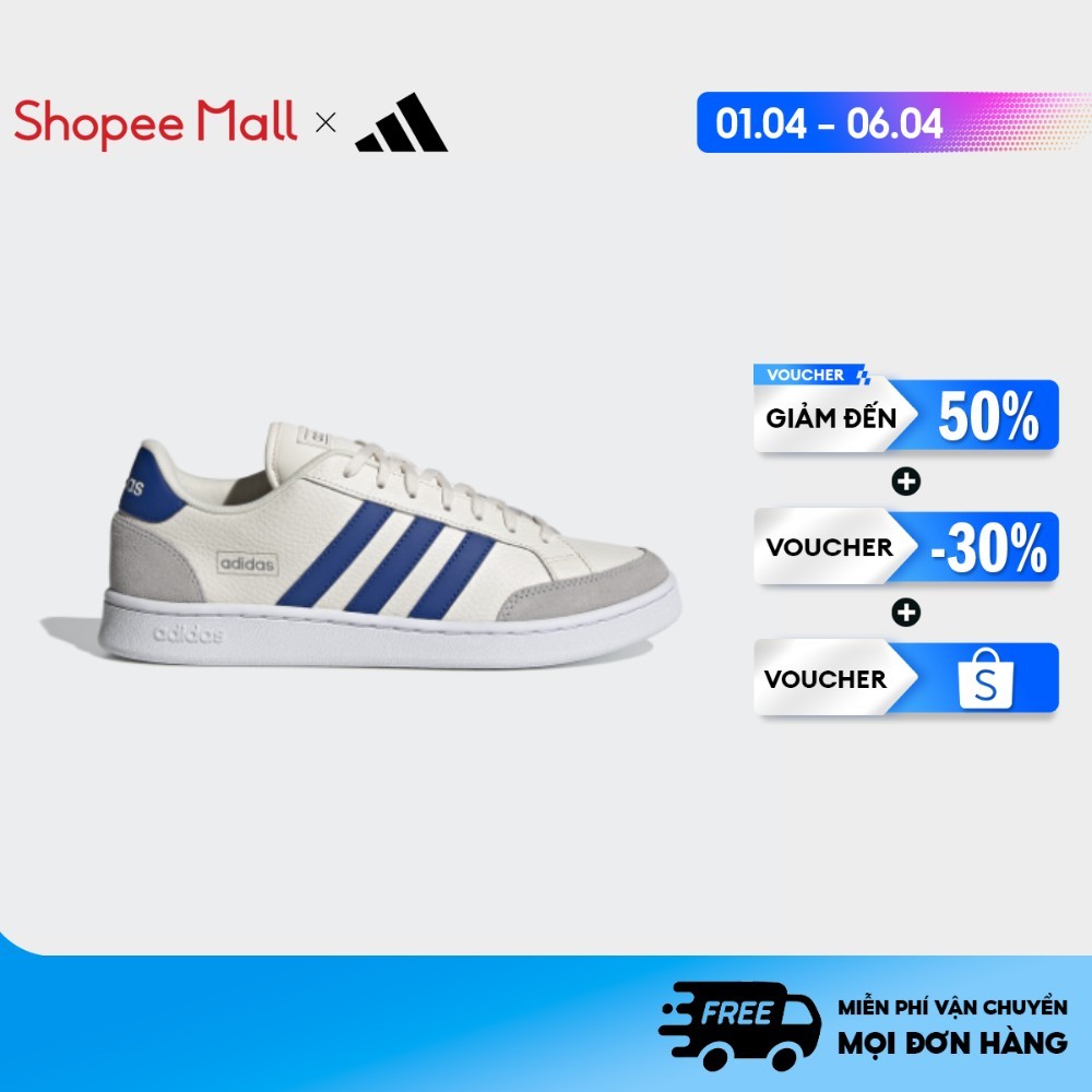 [1-6.4 - VOUCHER 40%]Giày Grand Court SE adidas Nam trắng FY8168 ...