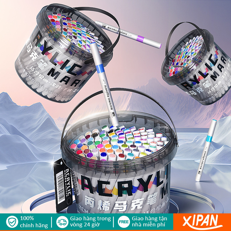 Bút màu Acrylic Marker 120/60/48/36 Không Độc Hại Có Thể Giặt Không ...