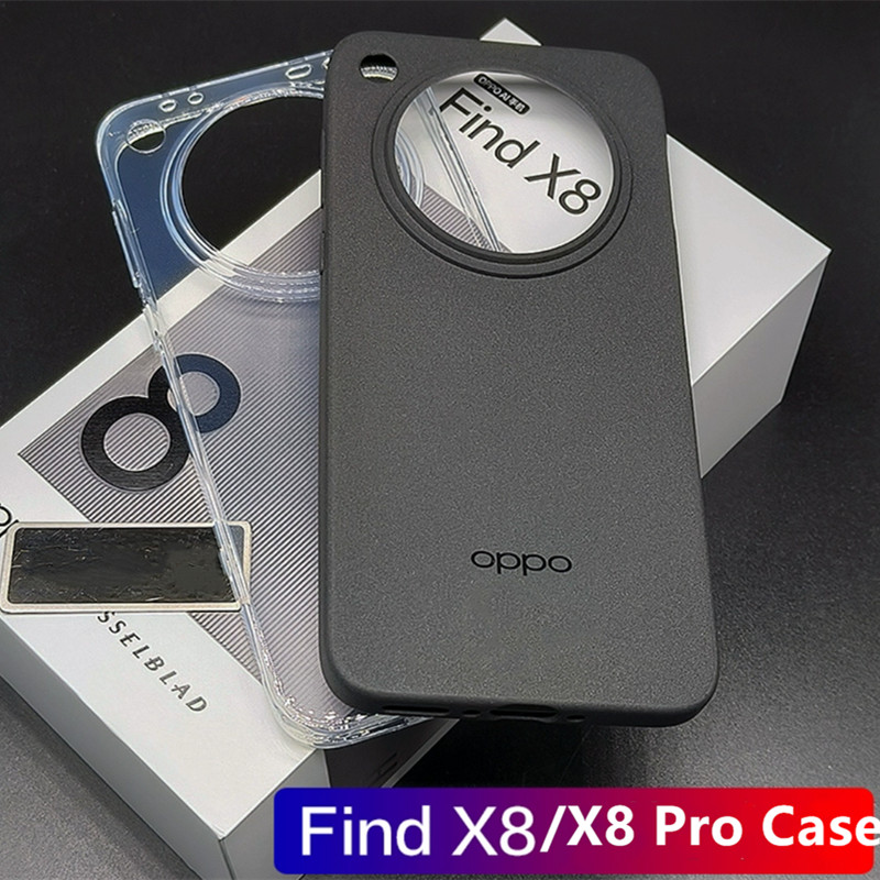 Dành Cho OPPO Find X8 / X8 Pro Chính Hãng Ốp điện thoại Mềm Siêu Mỏng Chống Sốc Mờ Cao Su Sang ...