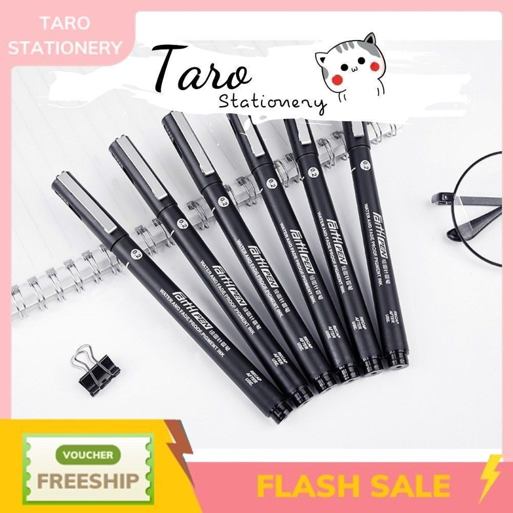 Bút Line Đi Nét Vẽ Kỹ Thuật Chuyên Nghiệp BAOKE FAITH PEN Taro ...