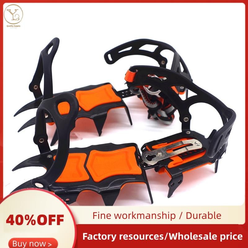 12 Răng Băng Tuyết Crampons Chống Trơn Trượt Leo Núi Kẹp Giày Spike ...