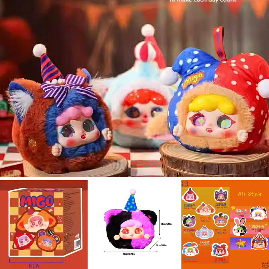 (tặng móc khóa labubu) Migo Dream Circus - Blind box Hộp mù móc khóa ...