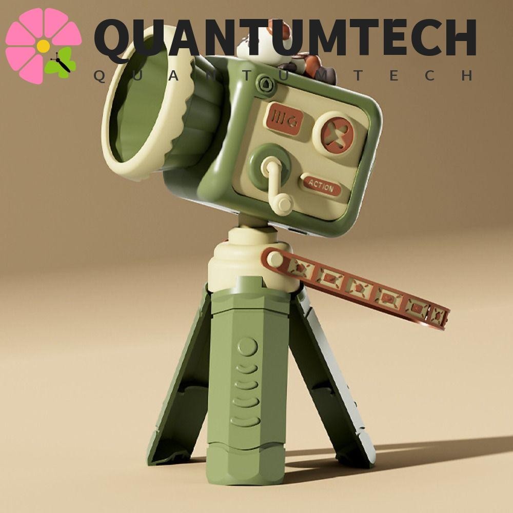 Quạt định hình máy ảnh QUANTUMTECH, Quạt máy tính để bàn sạc USB hoạt hình, Ba cấp độ sáng tạo ...