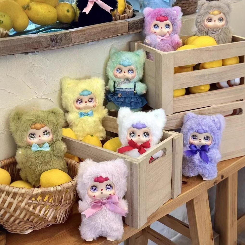 Doubao V2 Blind Box Fluffy Cat Cafe Series Ba lô thời trang Mặt dây ...