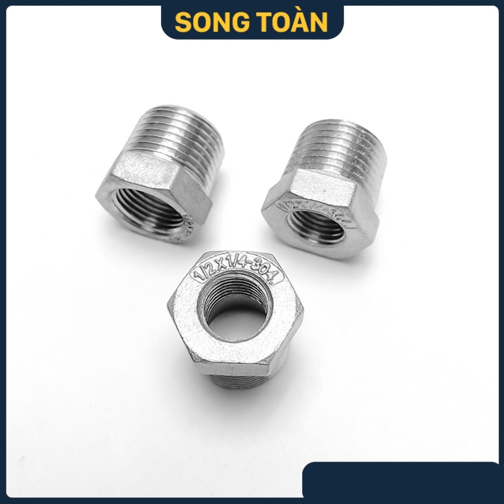 Cà Rá Inox 304 phi 21, Nối Ren Ngoài Ren Trong Inox SUS 304 - Lơ Ren ...