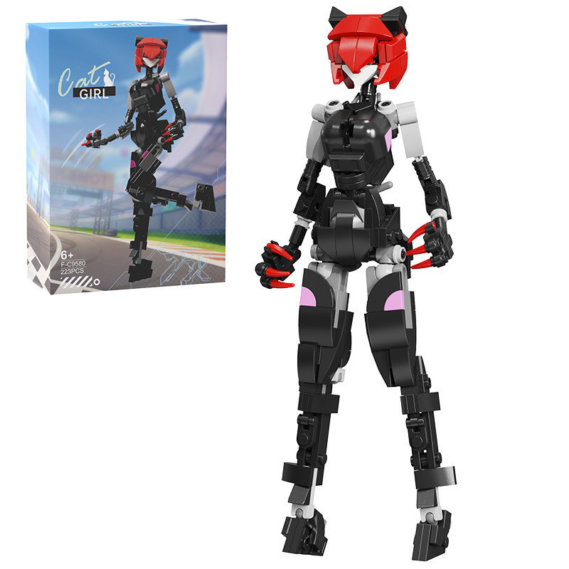 (GIẢM SỐC) Moc mech girl mech girl rule Creative Robot Mother Series ...