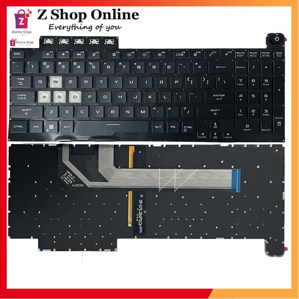 Bàn Phím Keyboard Asus TUF Gaming A15 F15 FA507 FA507R FX507 FX507R ...