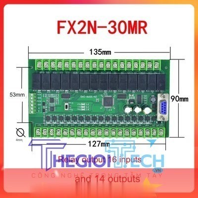 Bo Lập trình PLC JX2N FX2N 10MR 14MR 20MR 24MR 30MR 10MT 14MT 20MT 24MT ...
