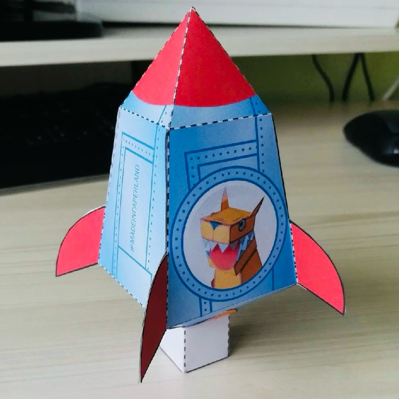 3D Papercraft (mẫu in màu cắt dán) Đồ chơi giấy 180gsm có thể cắt dán ...