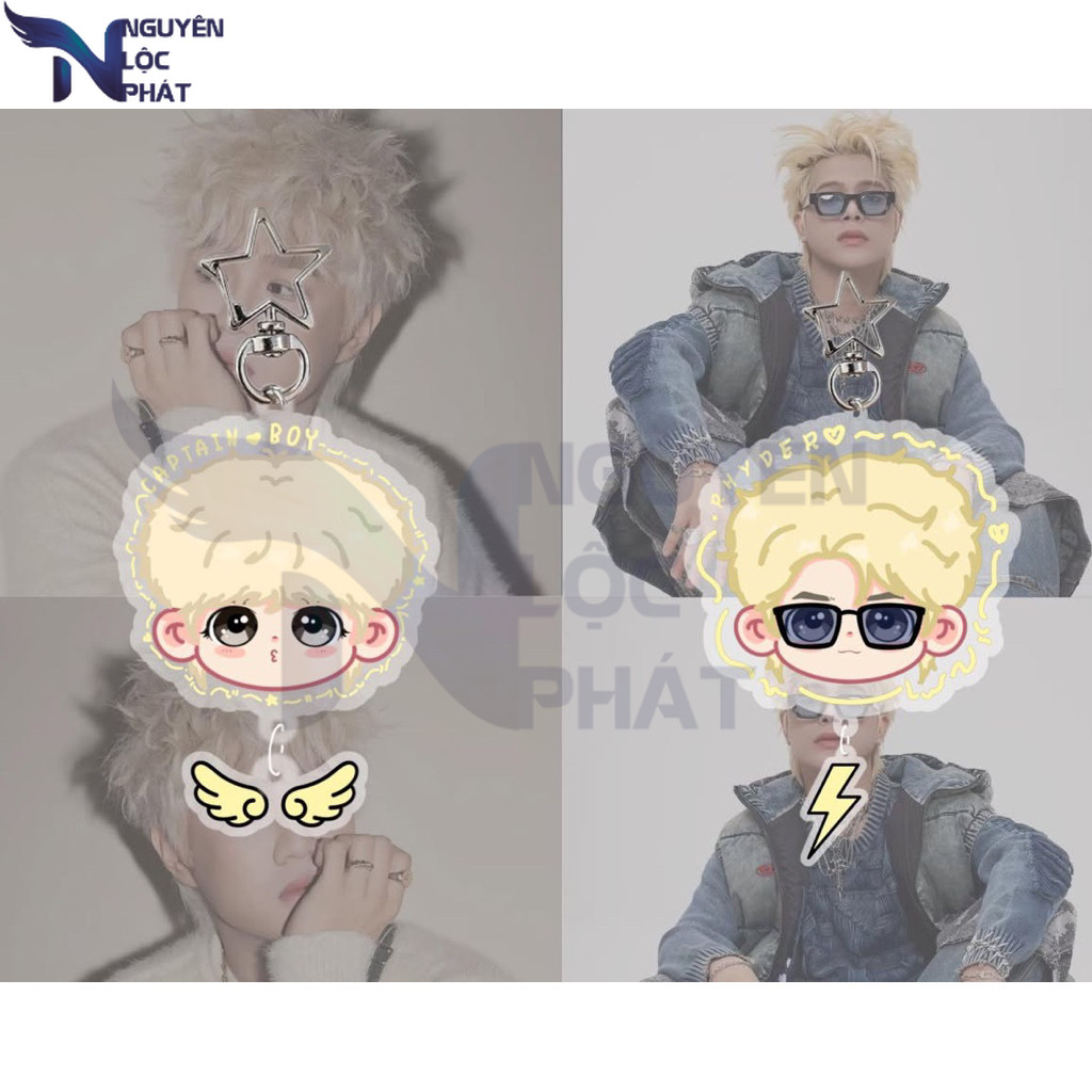 Móc khoá chibi Rhyder - Captain Boy 2 mảnh nlp | Shopee Việt Nam