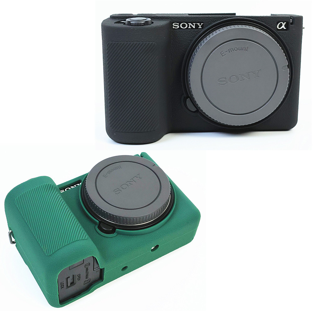 Dành Cho Sony ZV-E10II Thiết Kế Kết Cấu Chống Trượt Silicon Giáp Da Vỏ ...