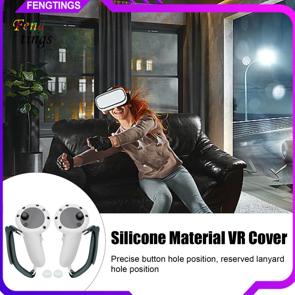 [Ft] Vỏ bọc tay cầm Vr Thiết kế hoa văn Vỏ tay cầm Vr Meta Quest 3 Vr ...