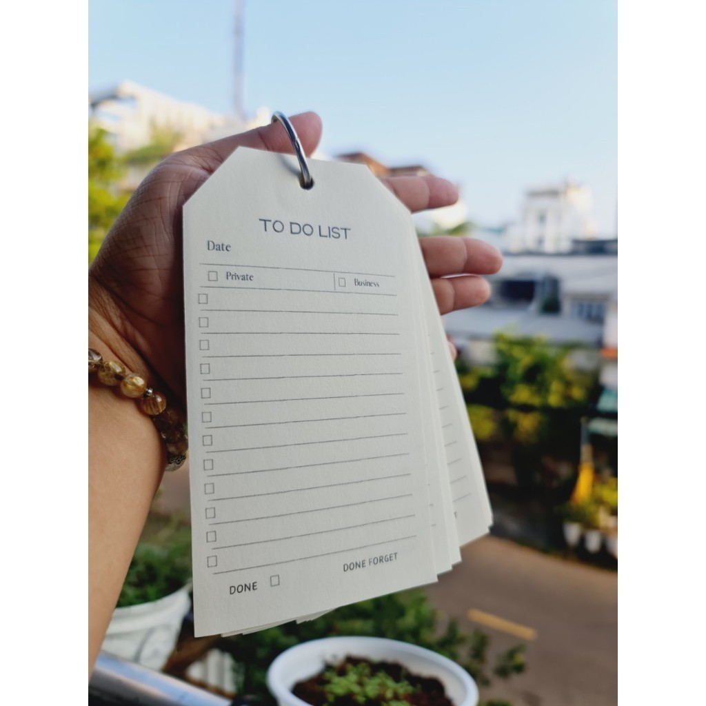 NOTE TREO checklist 60 tờ giấy 80gsm - Lập kế hoạch, theo dõi công việc ...