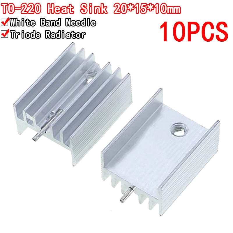 10 Chiếc Nhôm Tản Nhiệt Tản Nhiệt 15 * 10 * 20 Mm Transistor TO-220 Có ...