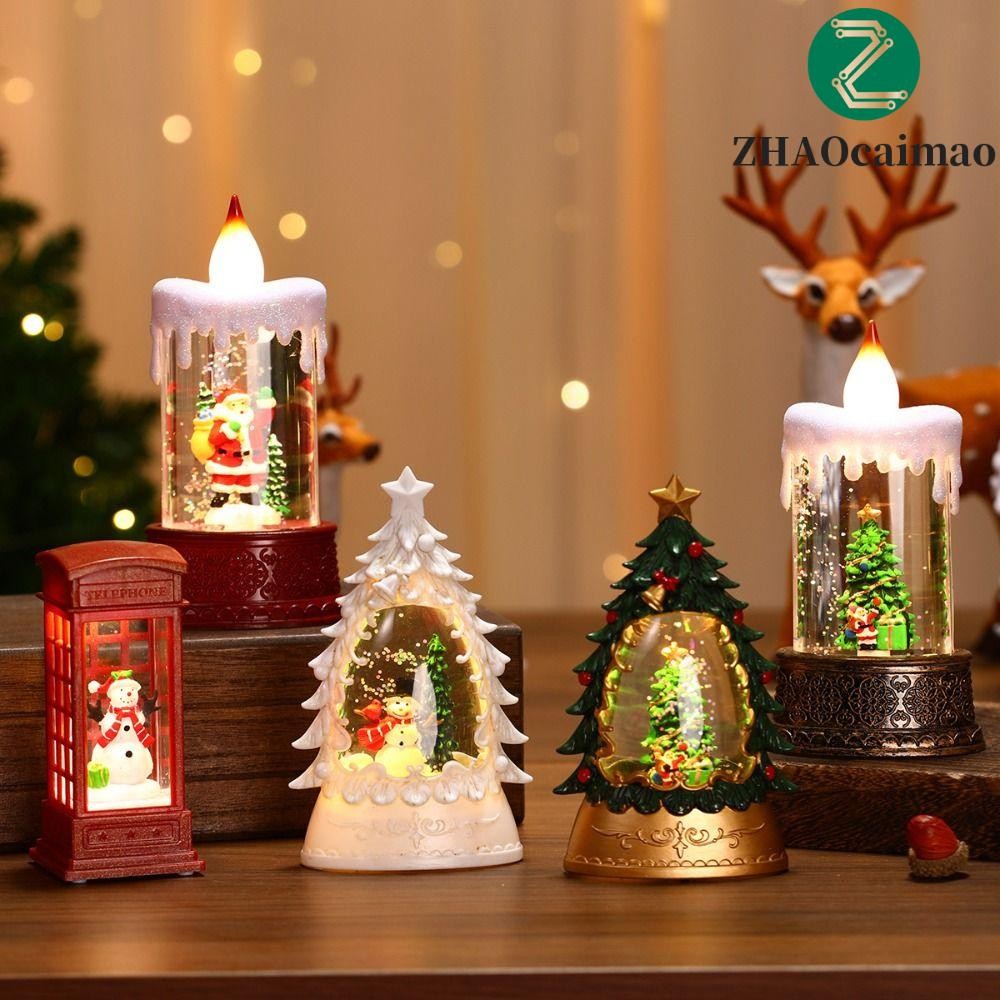 Đèn nến phát sáng Giáng sinh Kawaii Micro Trang trí cảnh quan Trẻ em ...