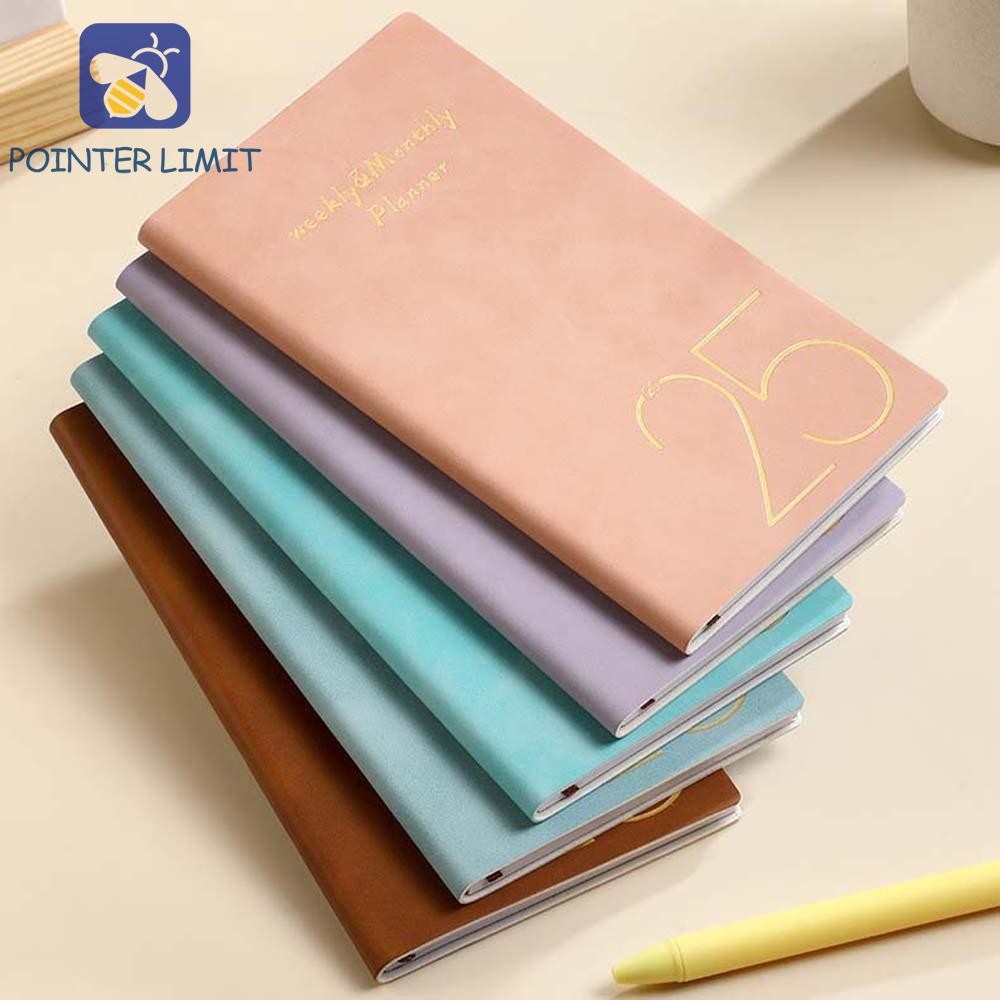 Pointer LIMIT 2025 Planner Notebook Văn phòng phẩm di động màu trơn ...