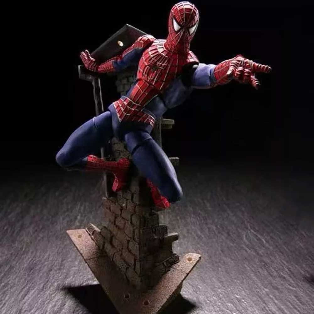 Marvel Anime Avengers Spider Man PVC Action Figure Collectible Model ...
