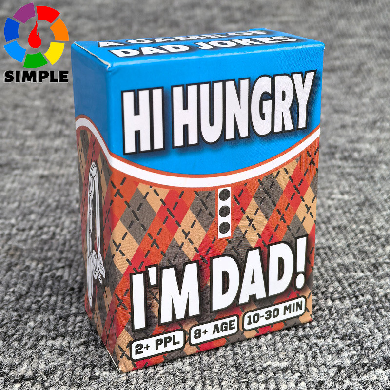 HI Hungry… I'm DAD, Dad Jokes Card Game for Kids, Card Games for ...