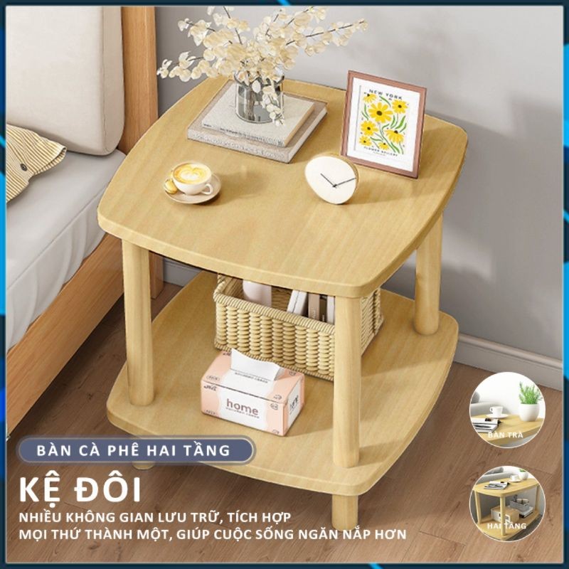 Tủ Kệ Gỗ MDF Vintage Để Cạnh Sofa Phòng Khách Cạnh Giường, Bàn Trà Nhỏ ...