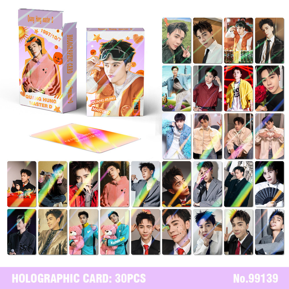 30 Chiếc GERDNANG Nieuwuhai Negav Laser Holographic Lomo Cards ...