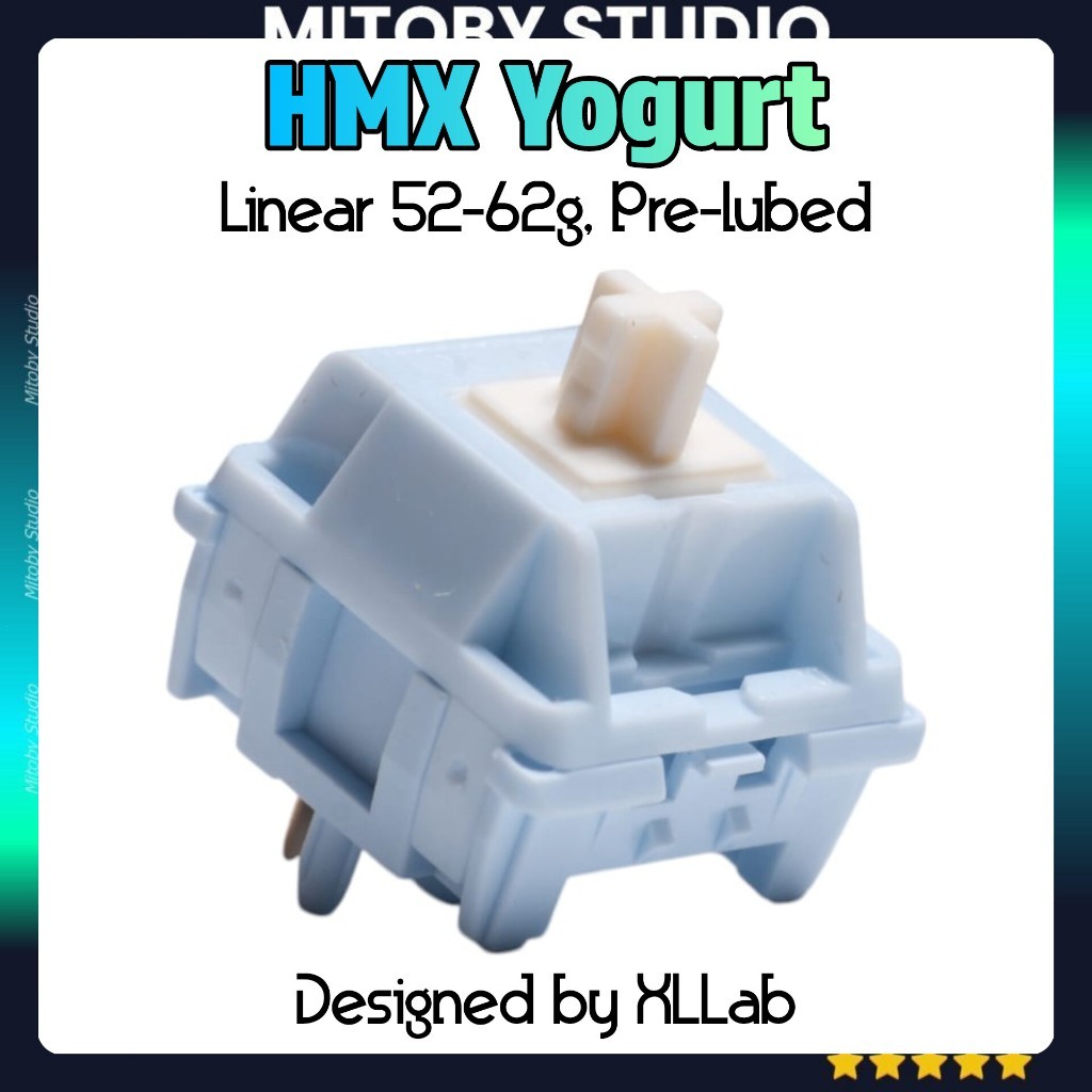 HMX Yogurt linear Switch hmx prelube Công Tắc Bàn Phím Cơ Mitoby Studio | Shopee Việt Nam